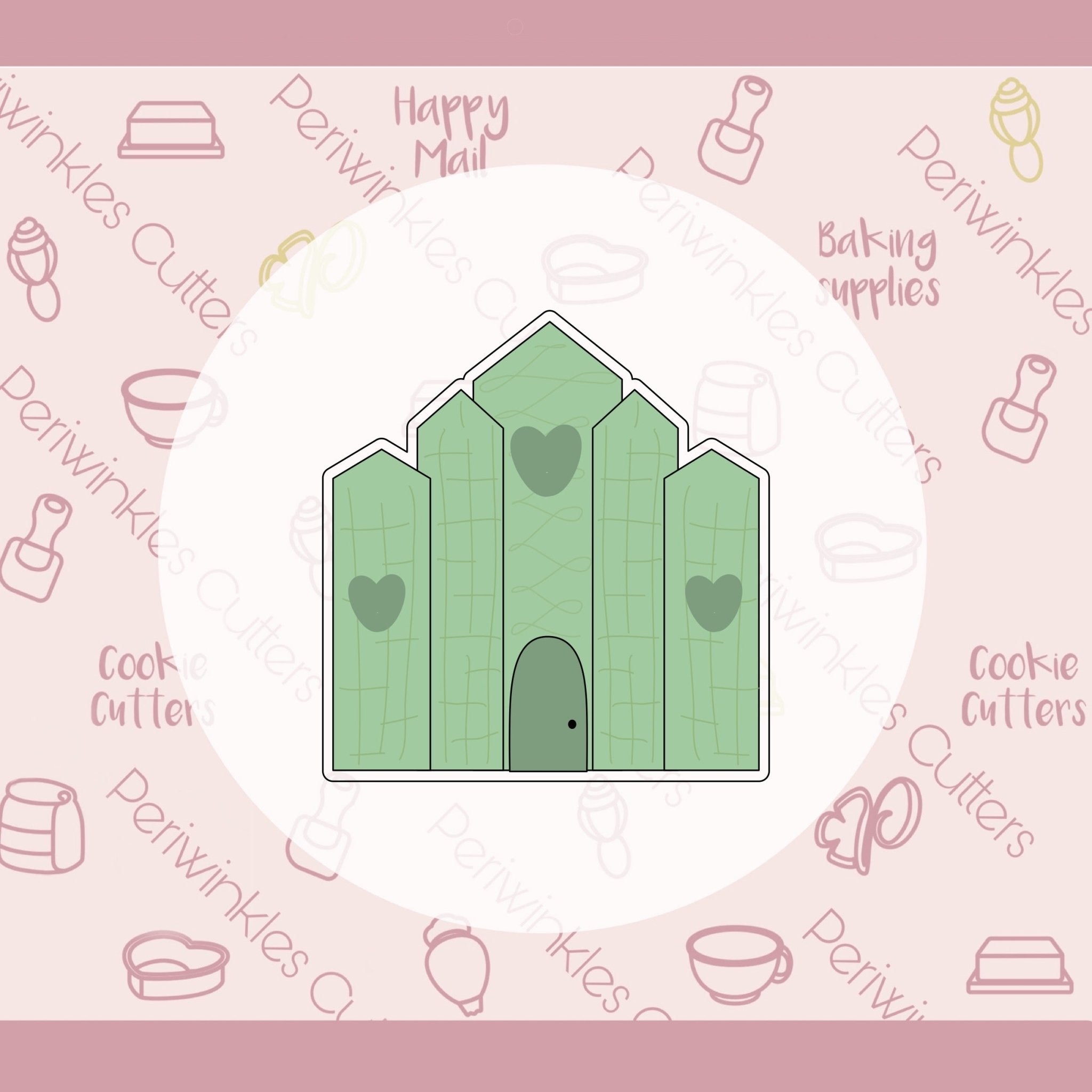 Wicked Castle Cookie Cutter - Periwinkles Cutters