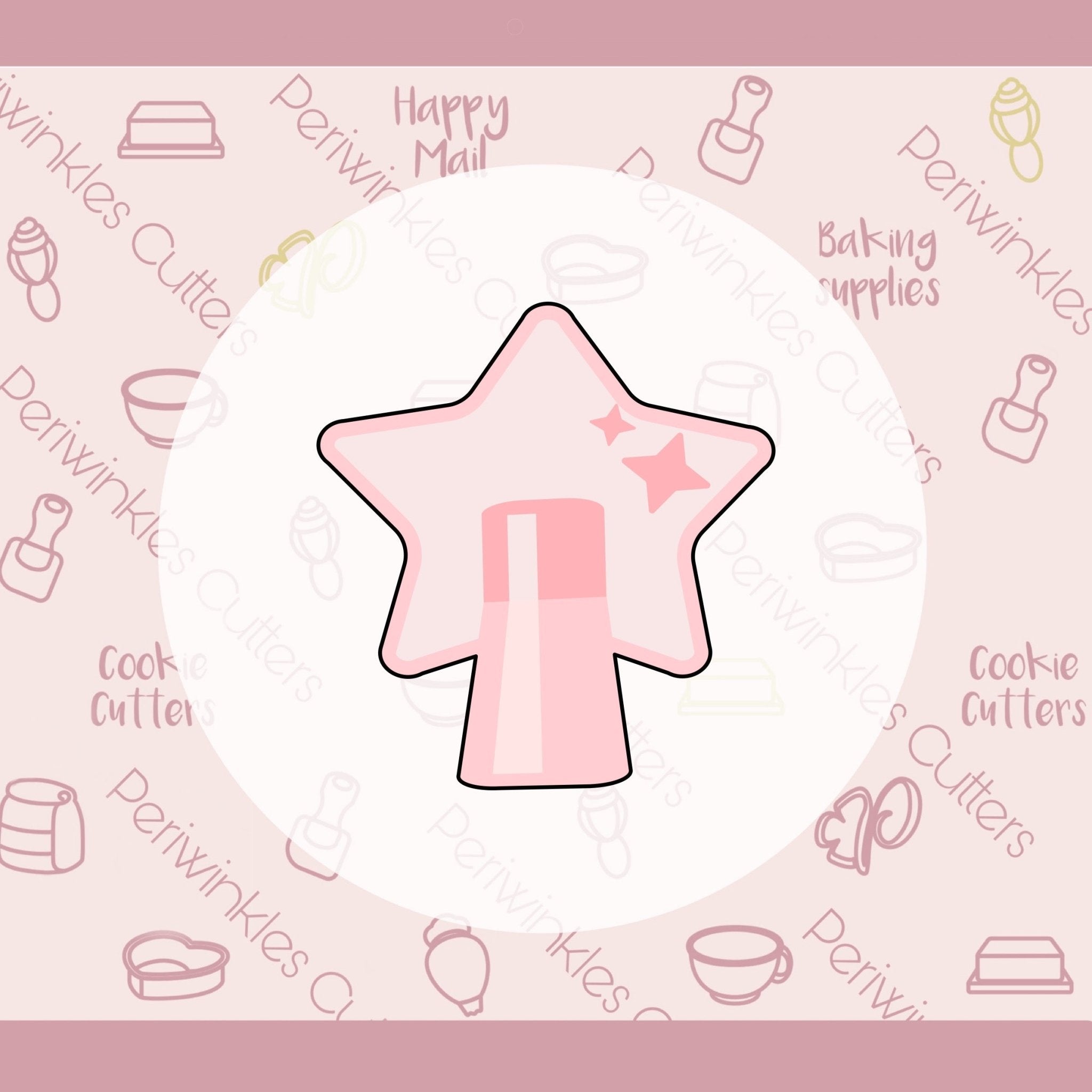 Wicked Magic Wand Cookie Cutter - Periwinkles Cutters