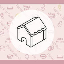 Build a 3D Tiny Gingerbread House Cookie Cutter - Periwinkles Cutters