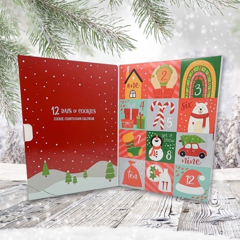 Classic Christmas 12 Mini Advent Calendar Cookie Cutter Set ...