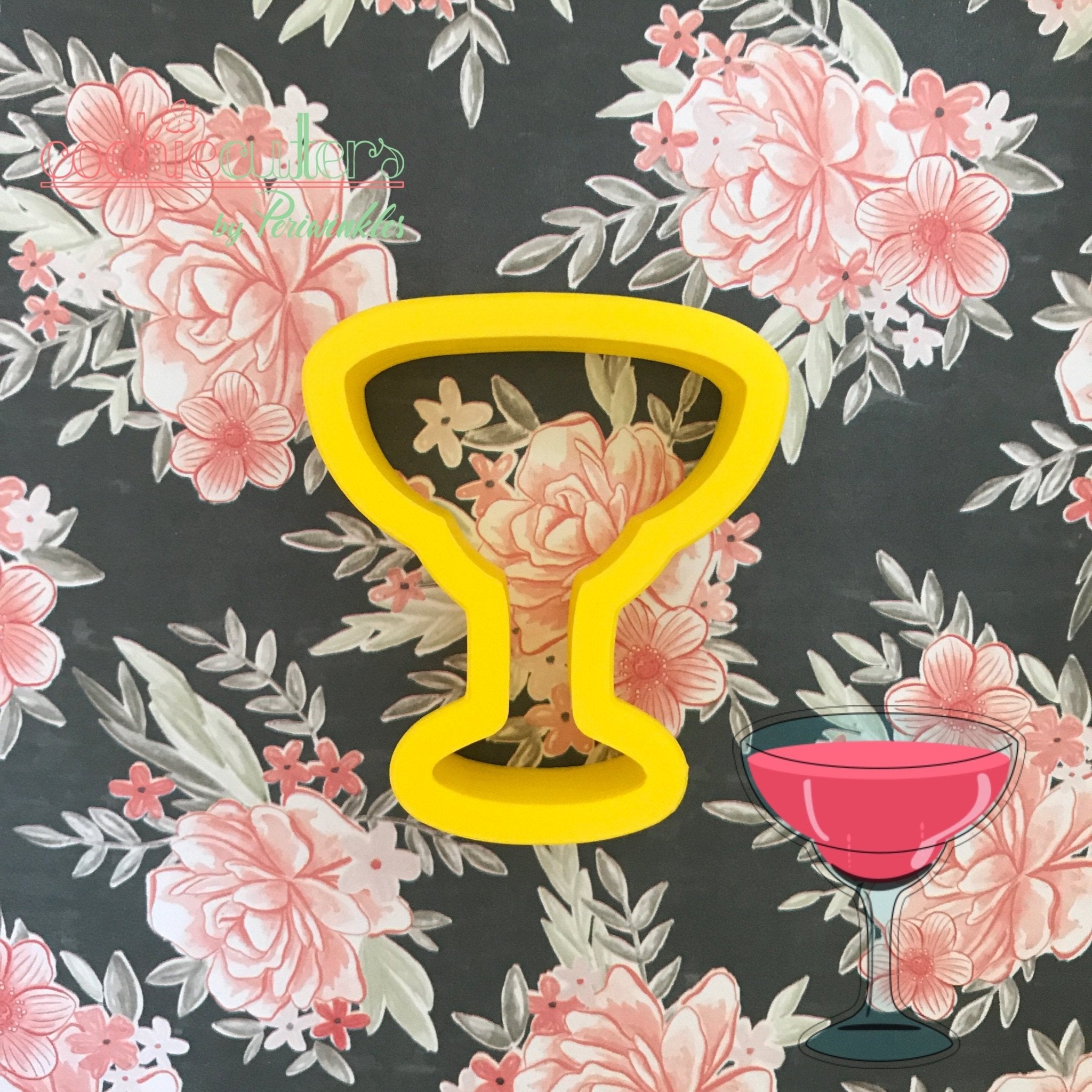 Cosmopolitan Glass Cookie Cutter - Periwinkles Cutters