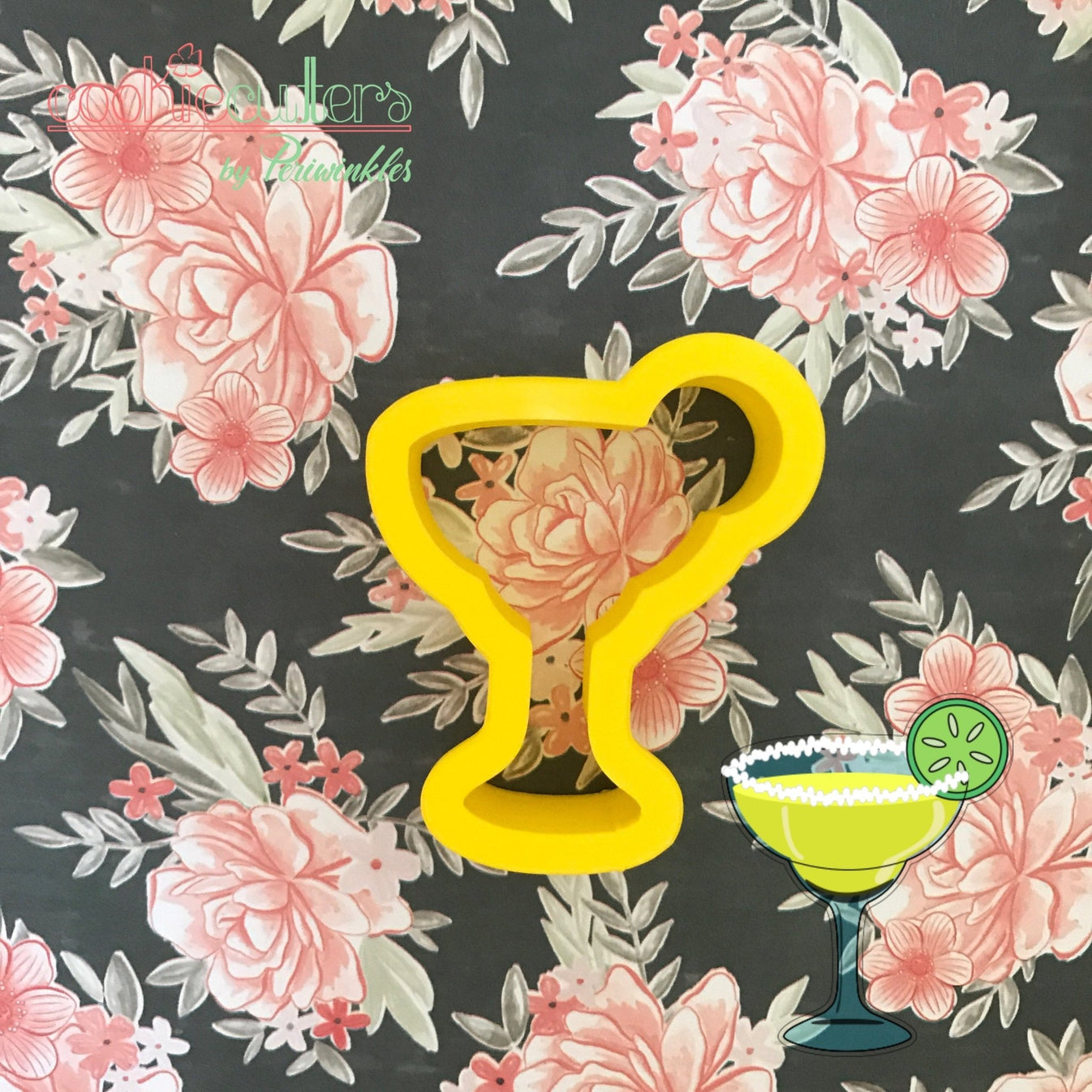 Cosmopolitan Glass Cookie Cutter - Periwinkles Cutters