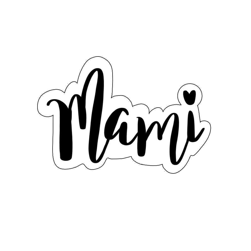 Mami Plaque Cookie Cutter - Periwinkles Cutters