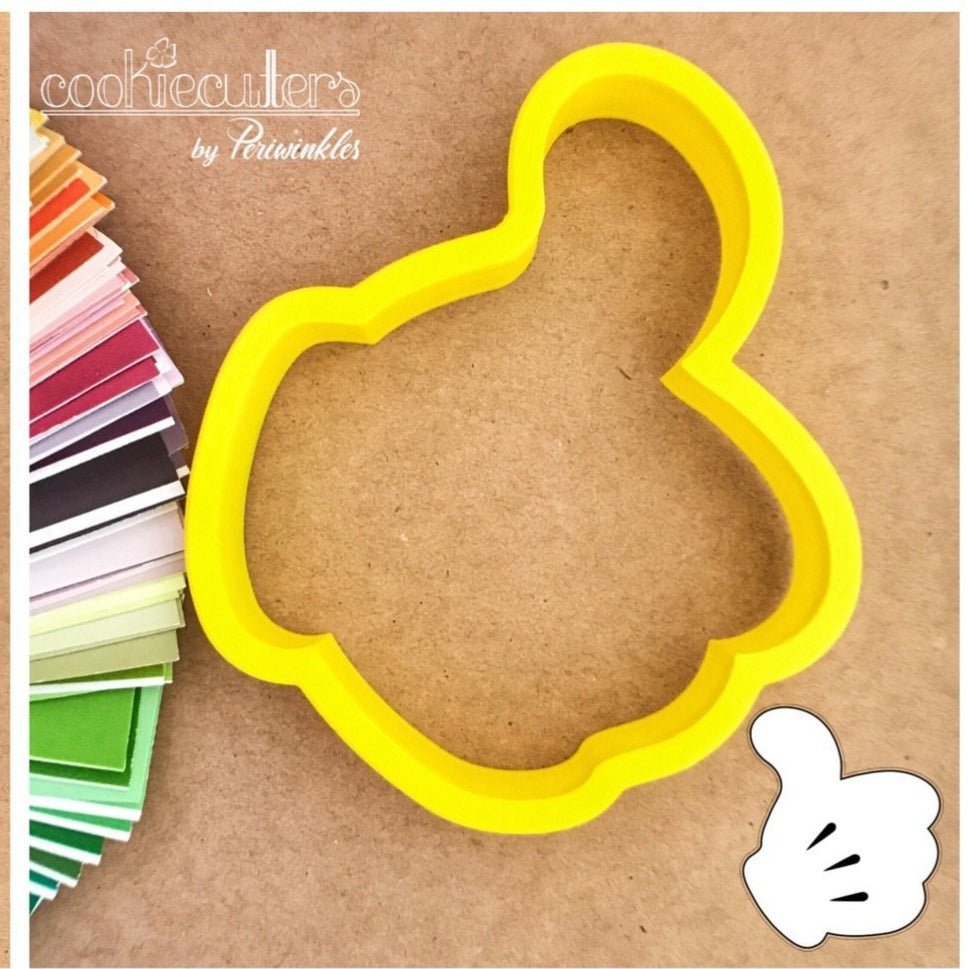 Mouse Thumbs Up Cookie Cutter - Periwinkles Cutters