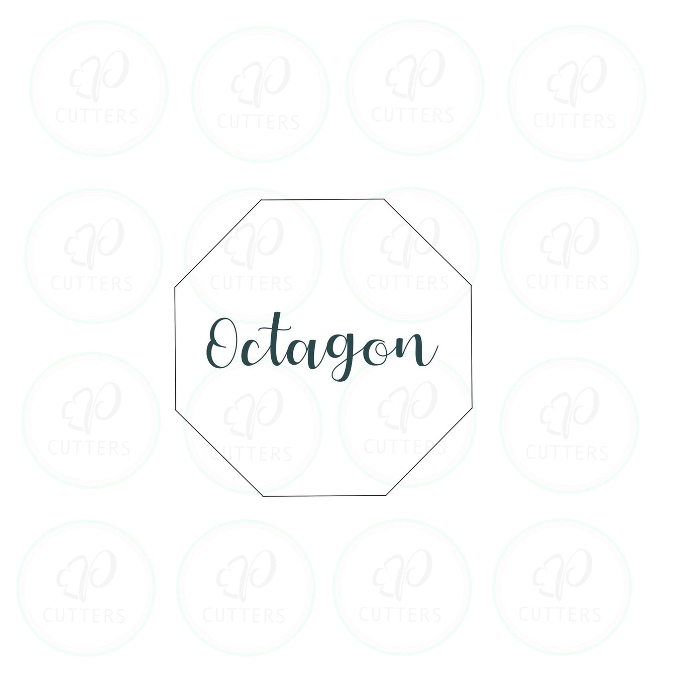 Octagon Cookie Cutter - Periwinkles Cutters