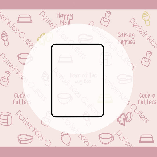 Rounded Corners Rectangle Cookie Cutter - Periwinkles Cutters